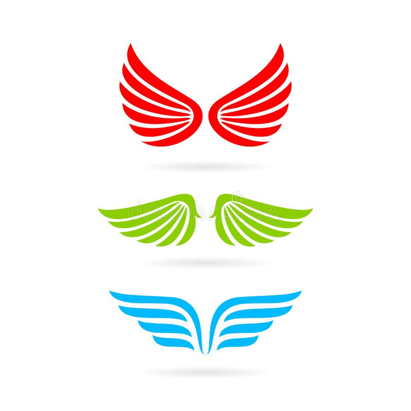 Bird wings vector icon stock vector. Illustration of minimal - 84190752