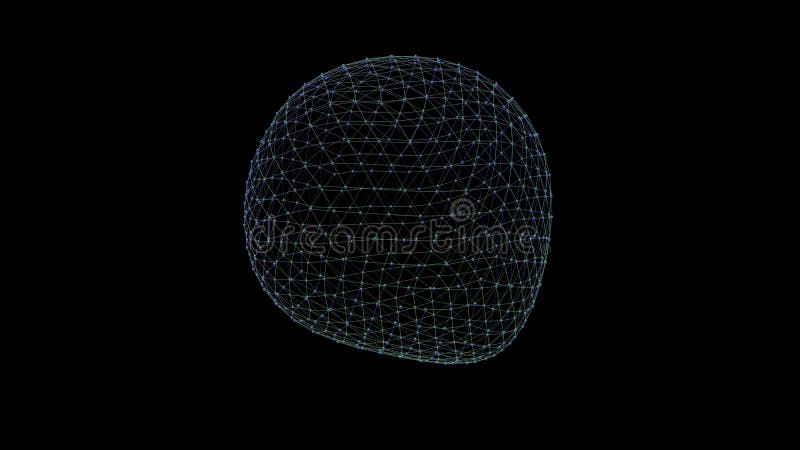 Color wire sphere intro 3d stock illustration. Illustration of grid ...