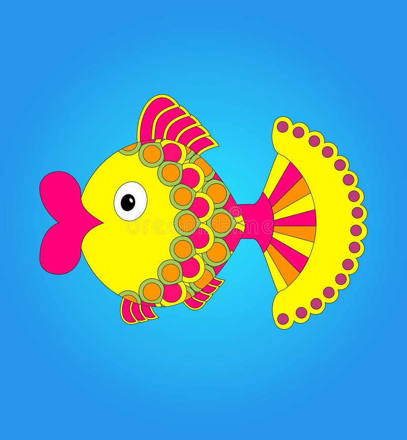 Color Wish on Blue Background Stock Vector - Illustration of background ...