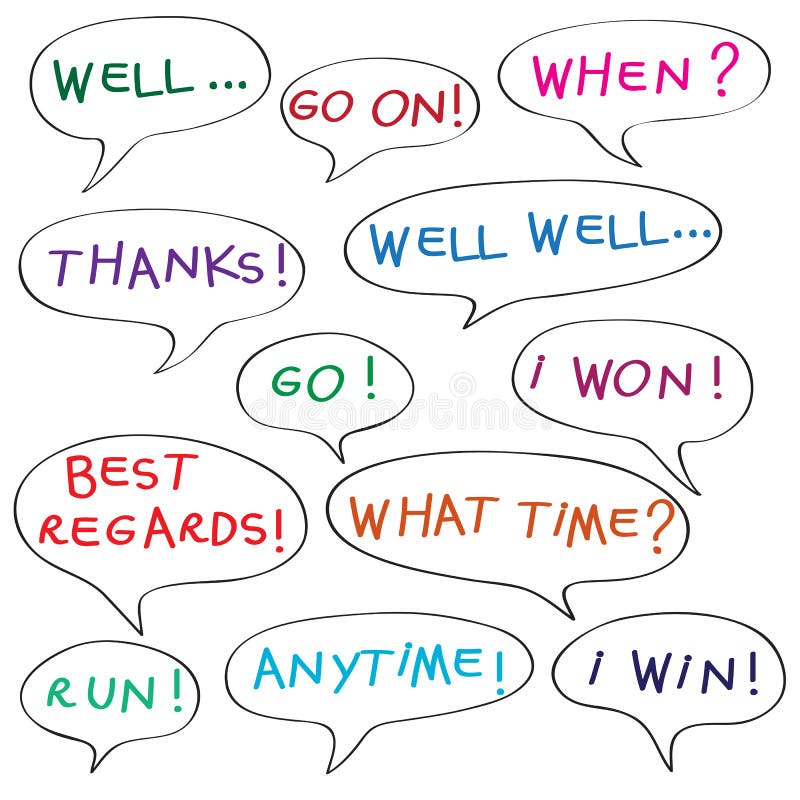 Color words collection stock illustration. Illustration of dada - 80863734