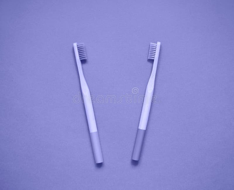 Color of the Year 2022. Bamboo Toothbrushes in Very Peri Colors are a ...