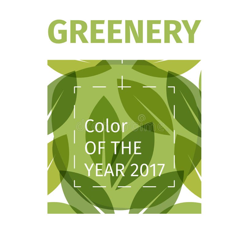 Color of the Year 2017. Greenery Beautiful Trendy Background Stock ...