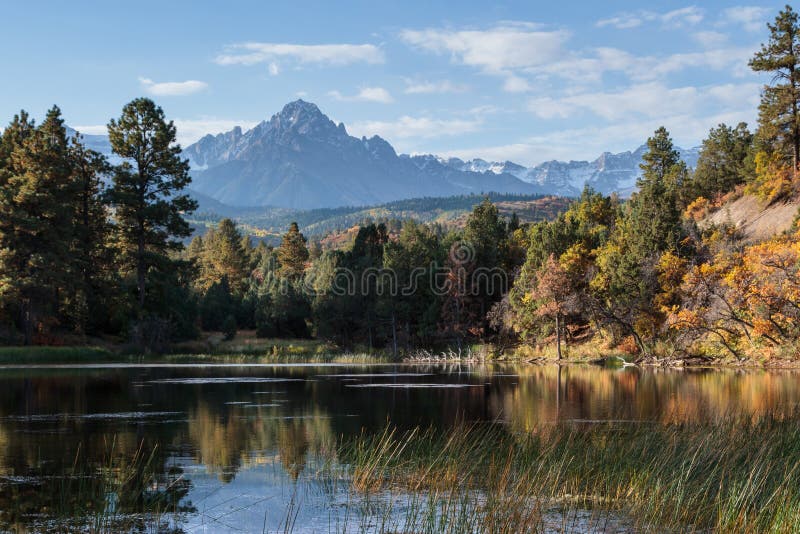 Colorado Autumn Scenery stock photo. Image of rock, reservoir - 93497446