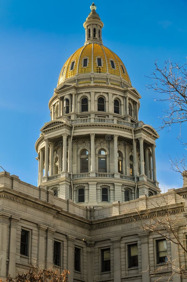Denver State Capital Dome stock photo. Image of guilding - 1646860