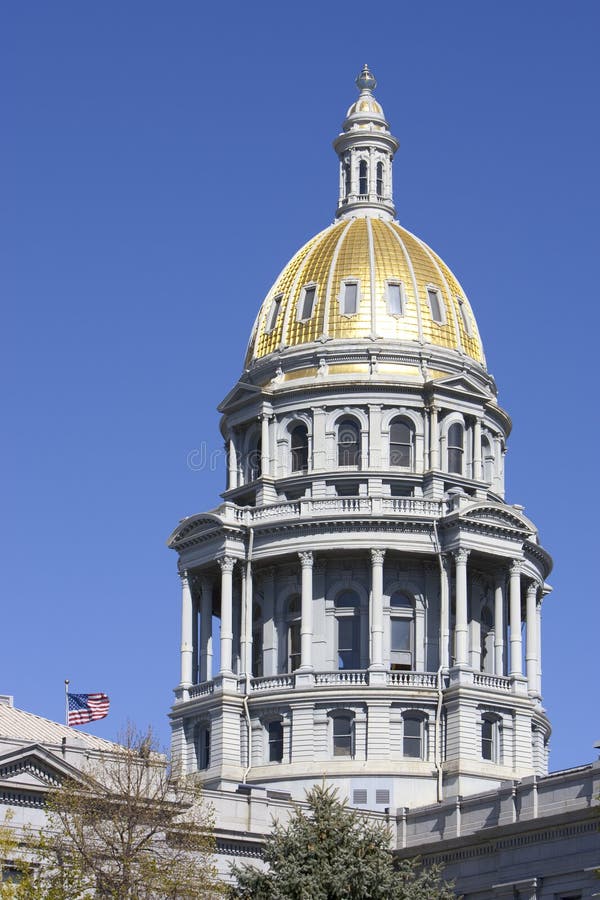 Denver Capitol in Summer stock image. Image of building - 16240359