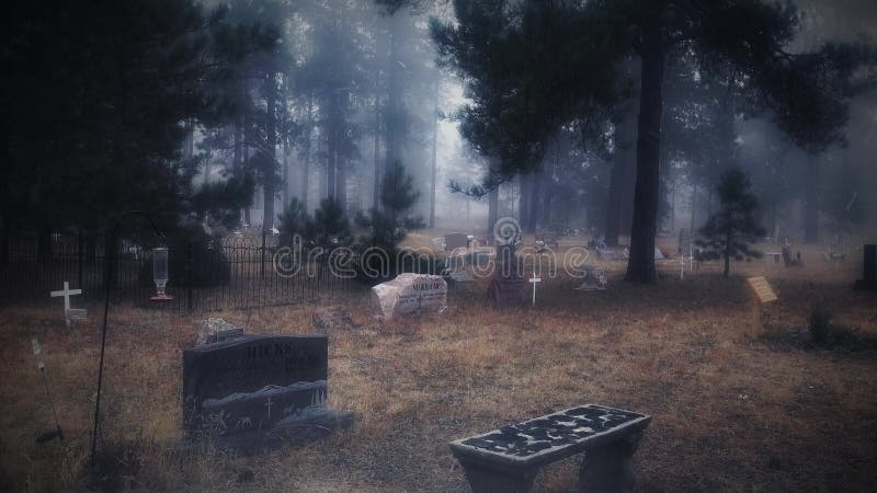 Colorado Cemetery in the Mist 4K Stock Video - Video of knife, holiday ...