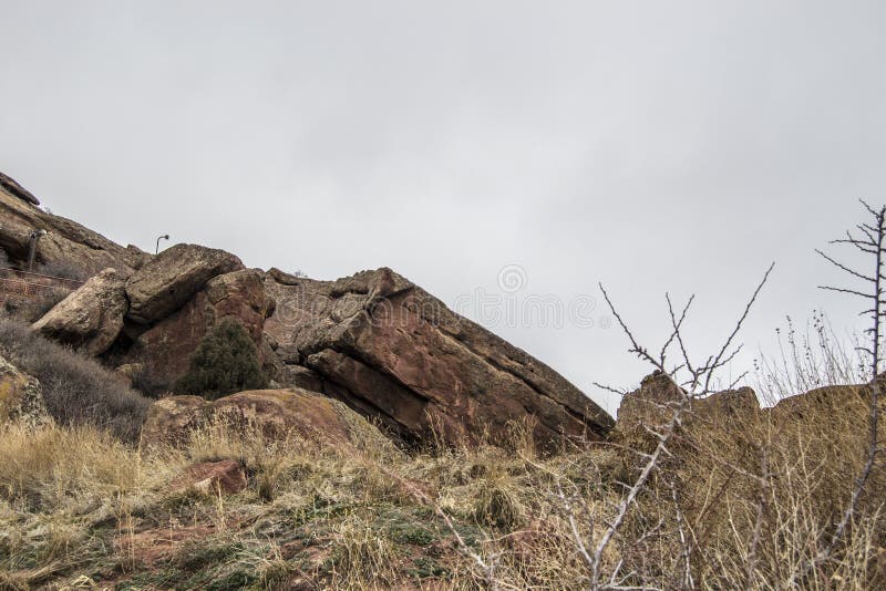 Colorado Denver Red Rocks stock photo. Image of fold - 109563506