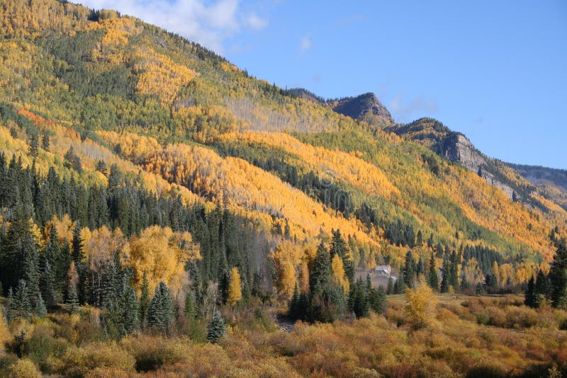 Winter Mountains In Colorado Stock Image - Image of winter, silhouette ...