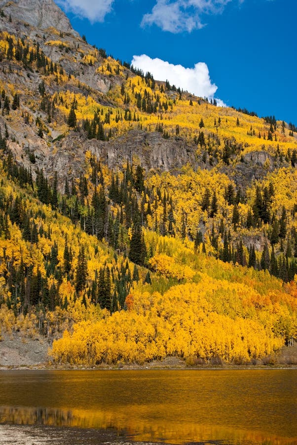 Fall Scenic Colorado Mountains USA Stock Image - Image of leaves ...