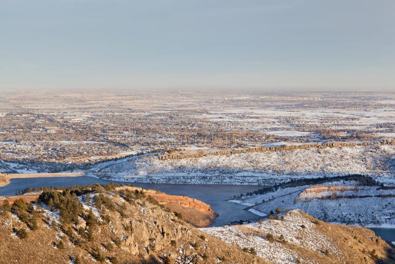 Colorado Front Range and Plains Stock Photo - Image of sunset ...