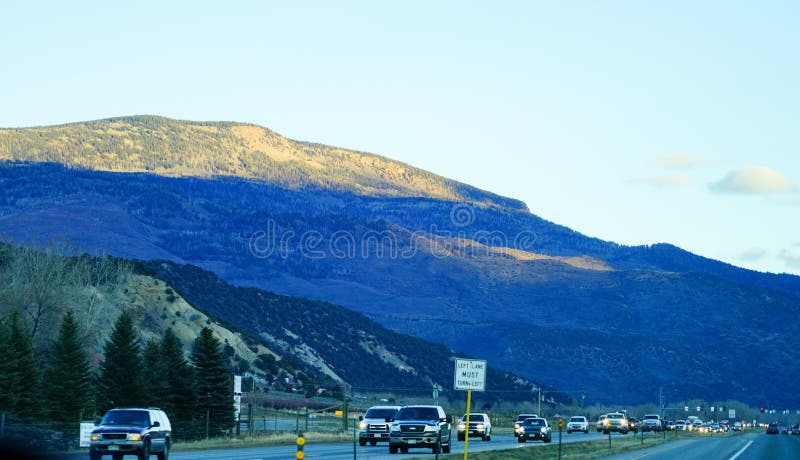 Colorado highway landscape editorial stock photo. Image of country ...
