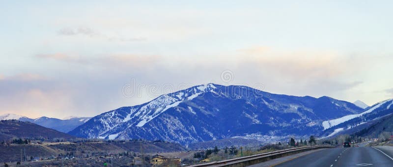 Colorado highway landscape stock image. Image of colorful - 105500327