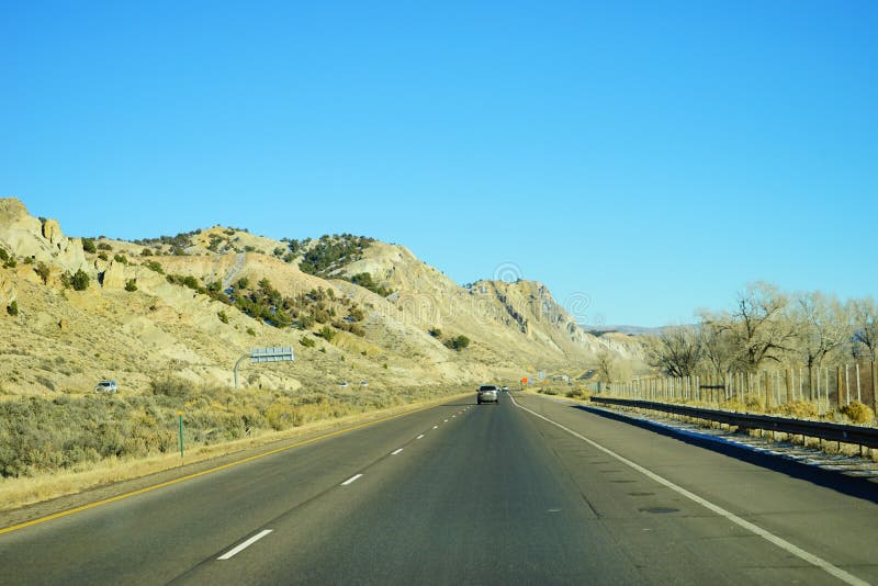 Colorado highway landscape stock image. Image of green - 107744301