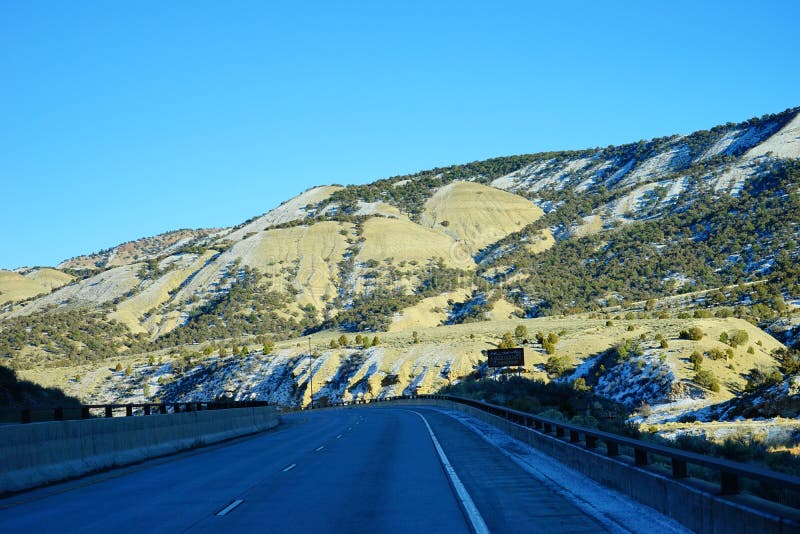 Colorado highway landscape stock image. Image of blue - 107894073