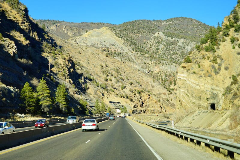 Colorado highway landscape editorial photography. Image of emotive ...