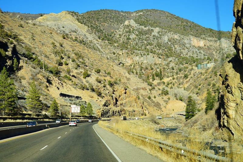Colorado highway landscape stock photo. Image of autumn - 107711266