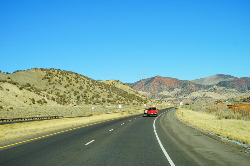Colorado highway landscape editorial image. Image of mount - 107711760