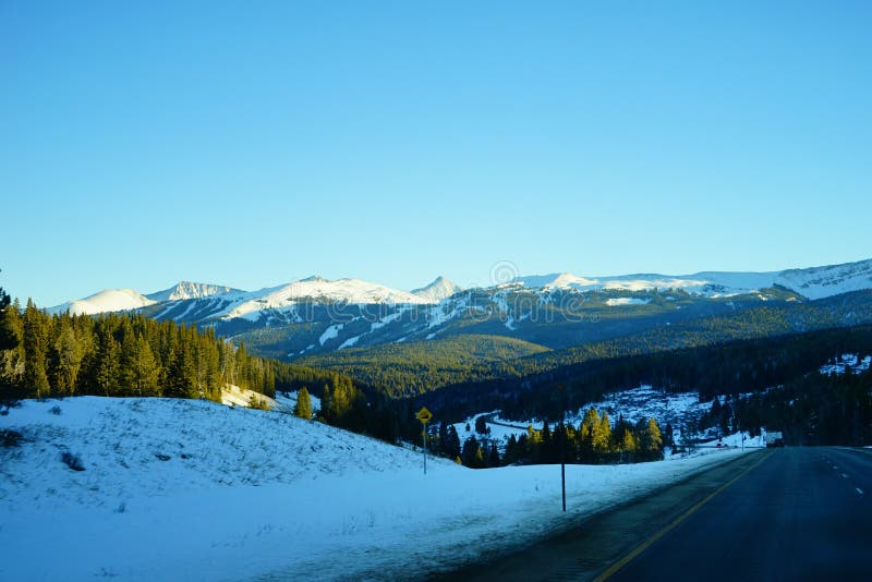 Colorado highway landscape stock image. Image of landscape - 107750271