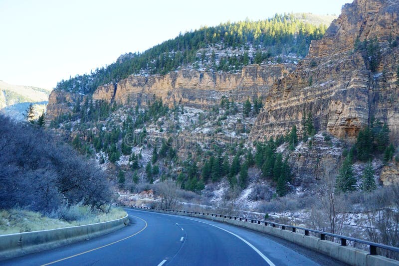 Colorado highway landscape stock image. Image of falling - 107841589