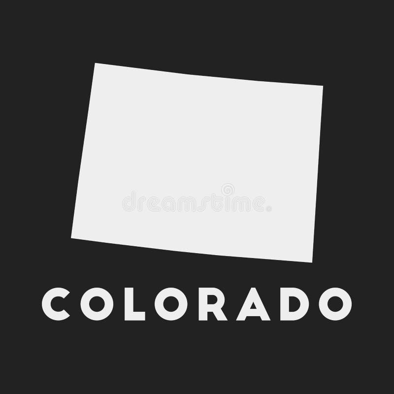 Colorado Map, Stylish Location Icon with Colorado Map and Flag Stock ...