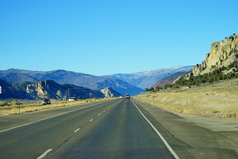 Colorado highway landscape stock image. Image of interstate - 107711049