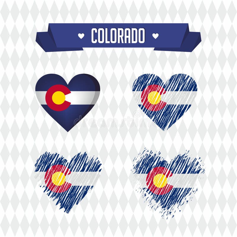 Colorado Heart Stock Illustrations – 237 Colorado Heart Stock ...