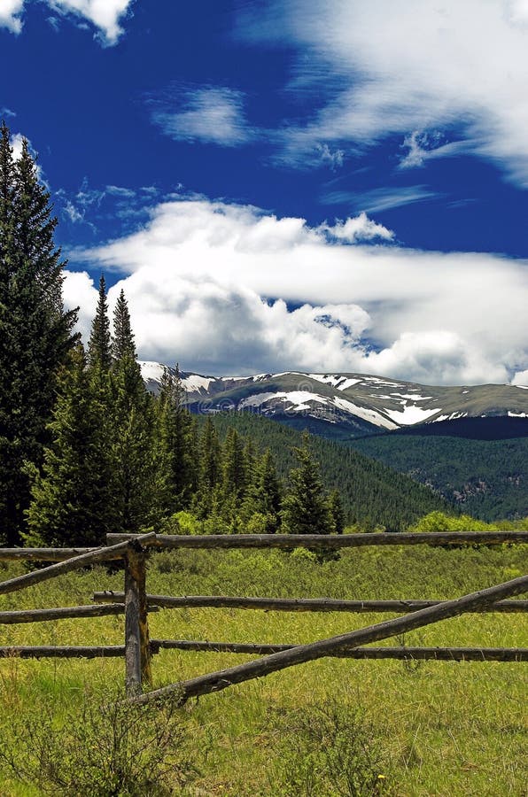 Colorado mountain pasture stock image. Image of serene - 2121939