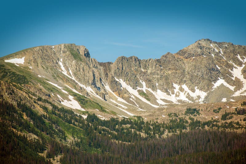 Colorado Mountain Range stock photo. Image of wilderness - 43060778