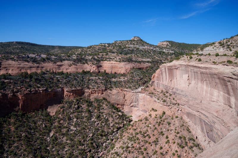 Colorado National Monument - Canyon View at Artists Point Stock Image ...