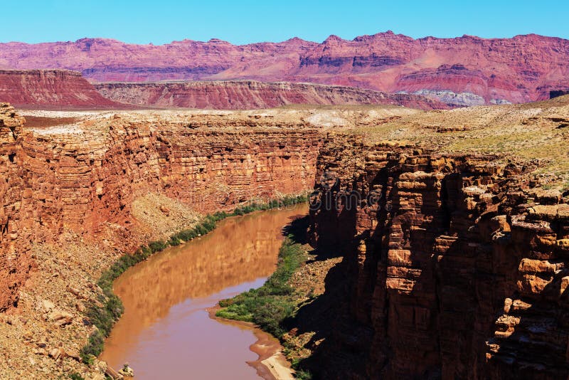 Colorado river stock photo. Image of landscape, mountain - 64207252