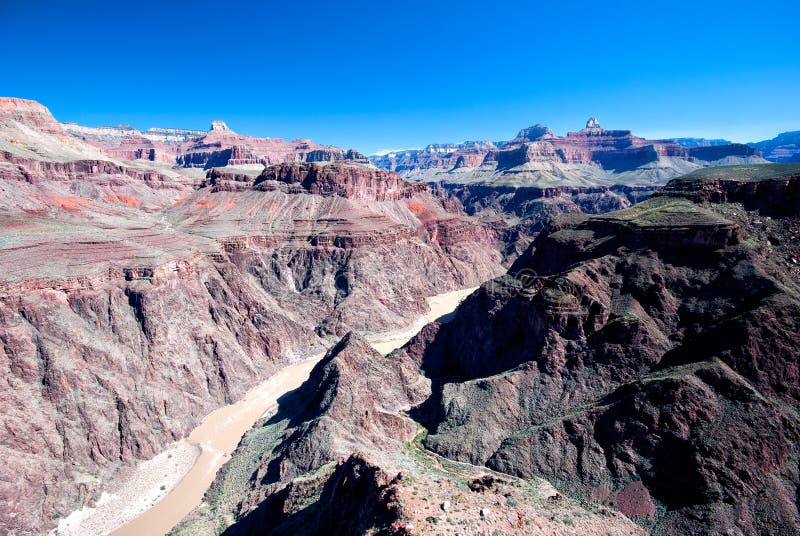 Colorado River in the Grand Canyon Stock Photo - Image of colorado ...