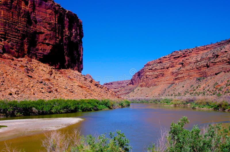Colorado River, Moab, Utah, Southwest Stock Photo - Image of colorado ...
