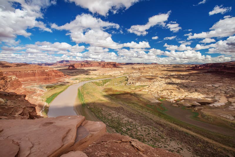 Colorado River Observation Deck Stock Image - Image of color, summer ...