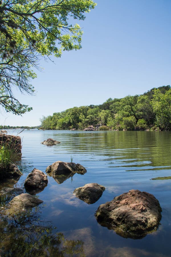 Colorado river, Texas stock photo. Image of landscape - 149388820