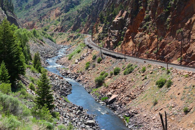 Colorado River stock photo. Image of railroad, rail - 233182546