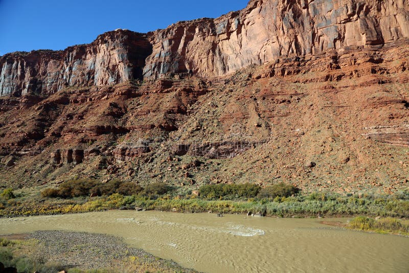 Colorado riverbed stock image. Image of riverbed, scenic - 69693435