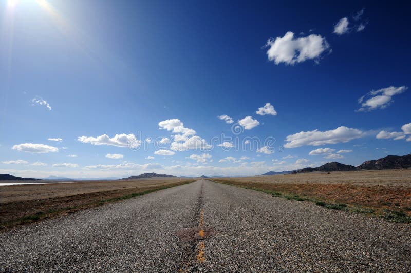 Colorado Road stock photo. Image of desert, summer, plains - 25959472