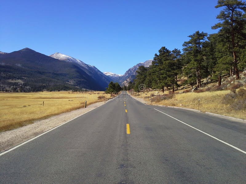 Colorado Road stock photo. Image of scenic, asphalt, forest - 97112060