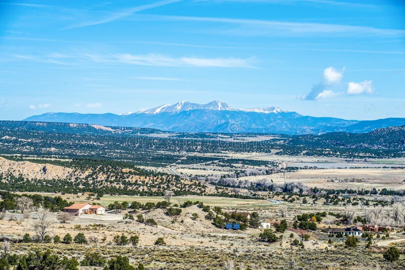 Colorado Rocky Mountains Vista Views Stock Image - Image of meadow ...