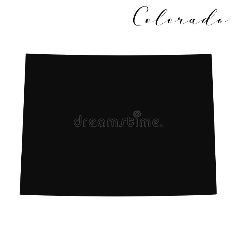 Colorado map stock vector. Illustration of states, background - 224245944