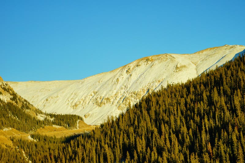 Colorado snow mountain stock photo. Image of butte, crested - 107750736
