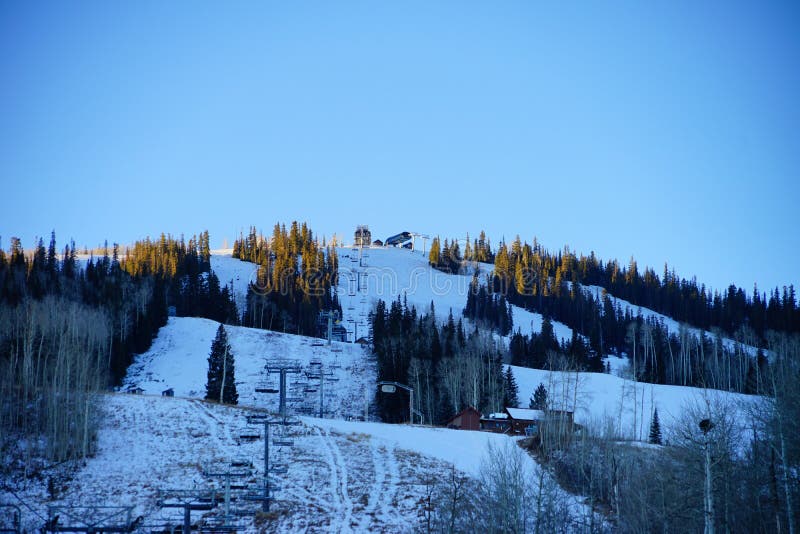 Colorado snow mountain stock photo. Image of mountain - 107709758