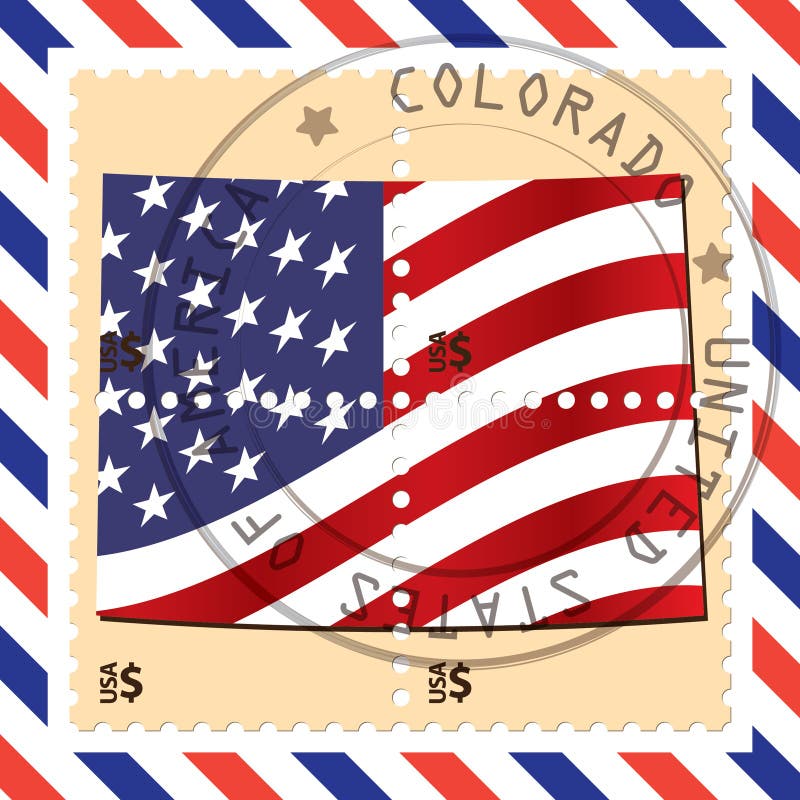 Colorado Stamp. Vector Illustration Decorative Design Stock Vector ...