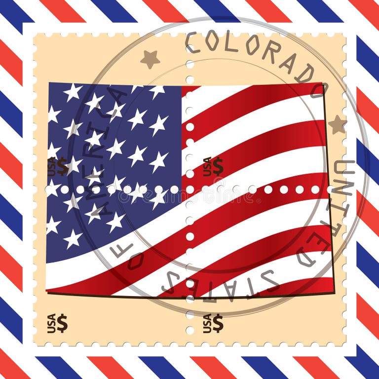 Colorado Stamp. Vector Illustration Decorative Design Stock Vector ...