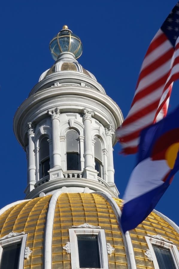 Colorado State Capitol stock image. Image of emblem, architecture - 4255449