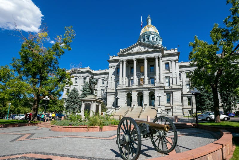 Colorado State Capitol Building Stock Photo - Image of high, tourism ...