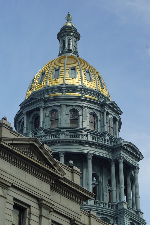 Colorado State Capitol Building in Denver Stock Image - Image of ionic ...