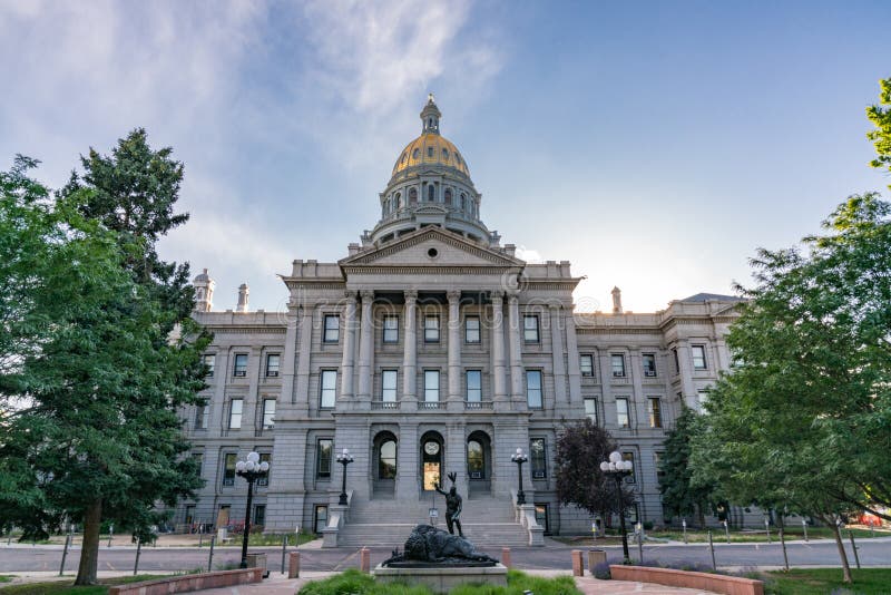 Colorado State Capitol stock image. Image of city, government - 124707255