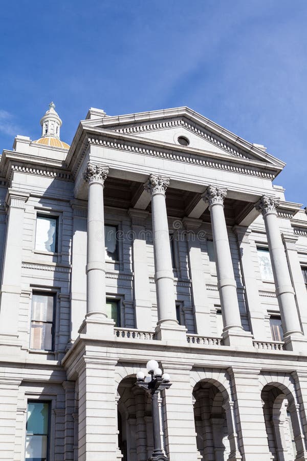 Colorado State House and Capitol Building Stock Photo - Image of ...