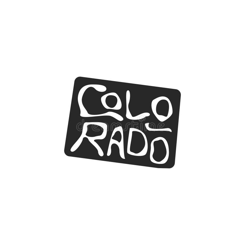 Colorado State Map. Vector Illustration Decorative Background Design ...